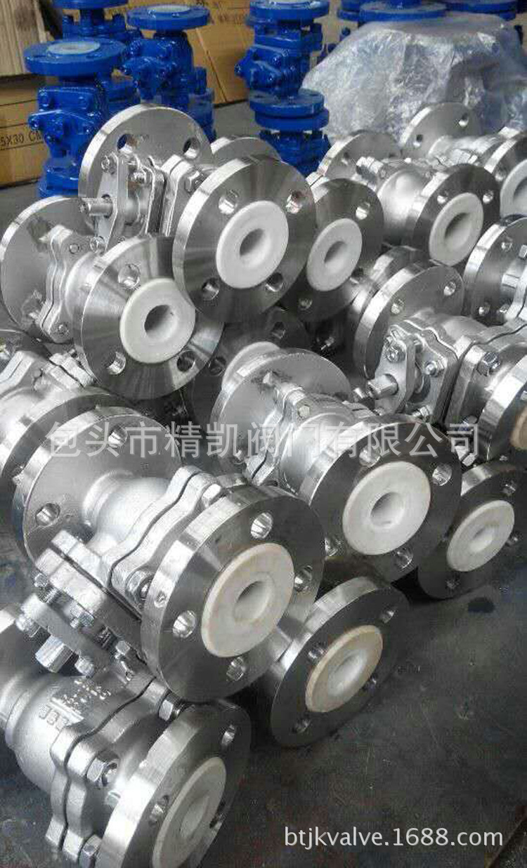 内蒙化工阀门 Q41F46 Q41F4不锈钢全衬四氟球阀 四氟放料球阀-阿里巴巴
