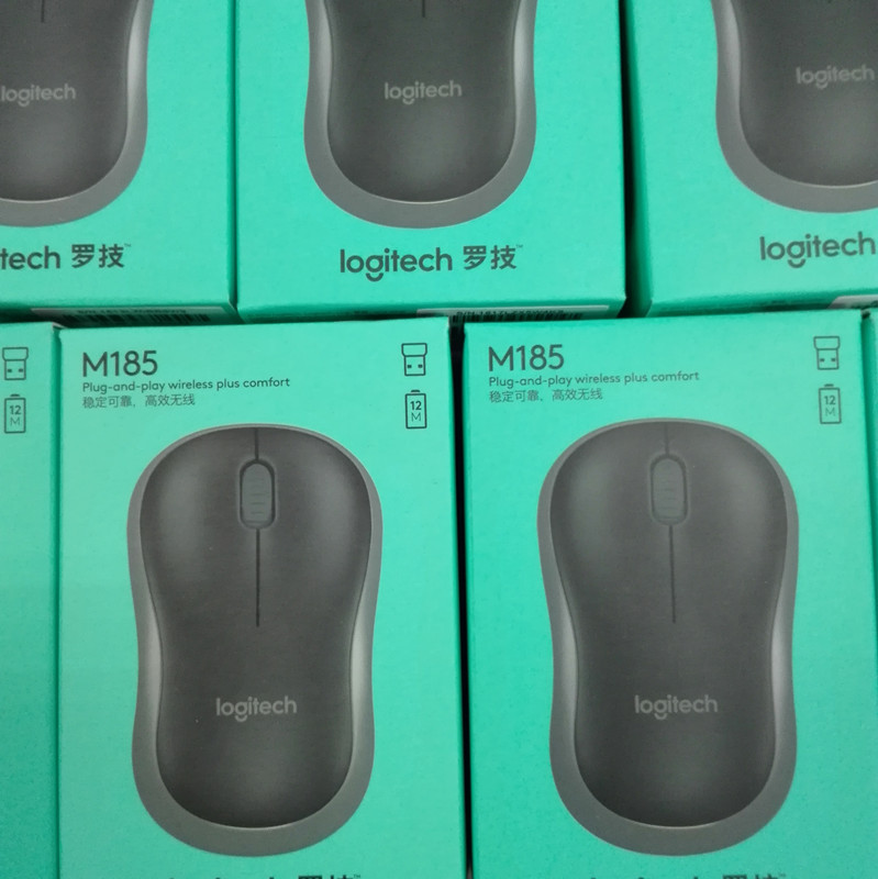 Logitech/ 罗技M185 /M186无线鼠标笔记本电脑鼠标省电办公送电池-阿里巴巴