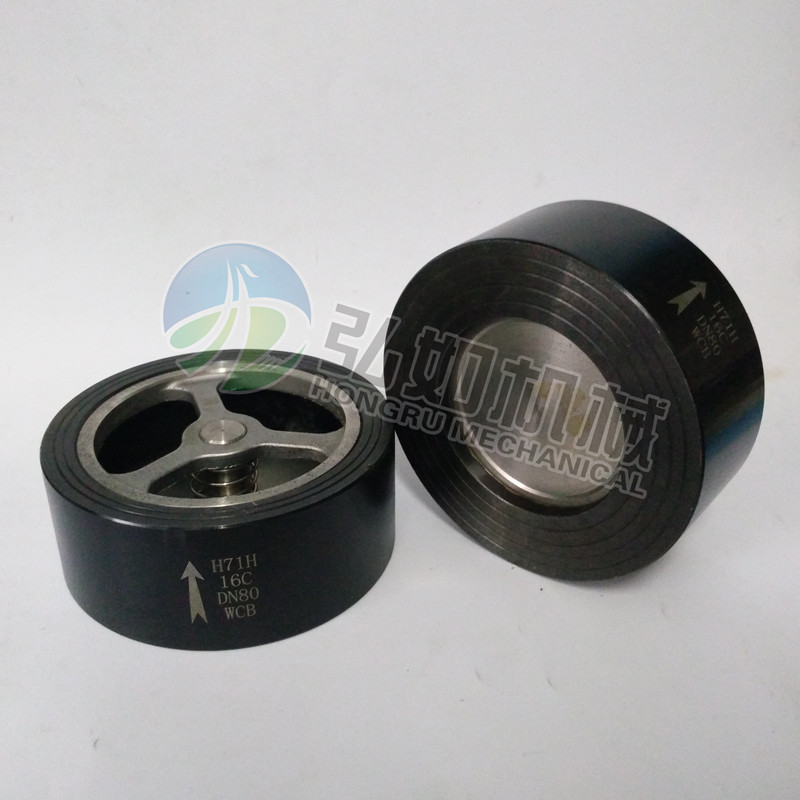 厂家直销H71H-16C对夹式止回阀、碳钢对夹式止回阀、碳钢止回阀 - 阀批发网