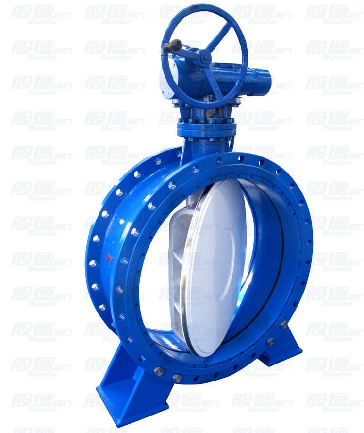 般德法兰蝶阀 双偏心单向手动蝶阀 D342X涡轮软密封法兰蝶阀dn700-阿里巴巴