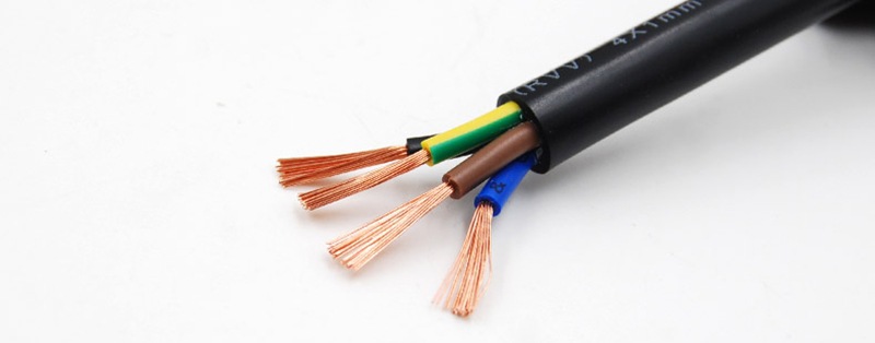 RVV4芯纯铜3*16mm平方+1*10mm平方带地线挤压式护套线软电线电缆-阿里巴巴