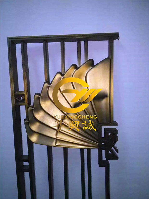 双面铝雕屏风 花窗 花样尺寸按客户要求 12mm厚度铝板激光雕刻 - 装潢批发网