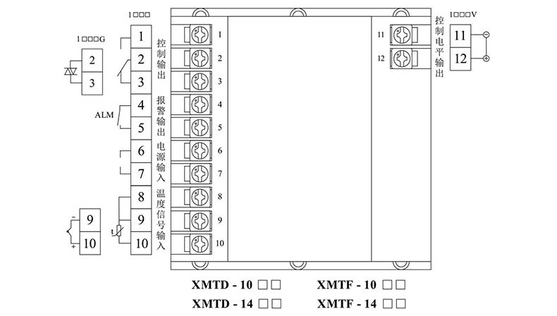 AISET/亚泰仪表 XMT-1000智能温度控制器 温控仪 数显温控器-阿里巴巴
