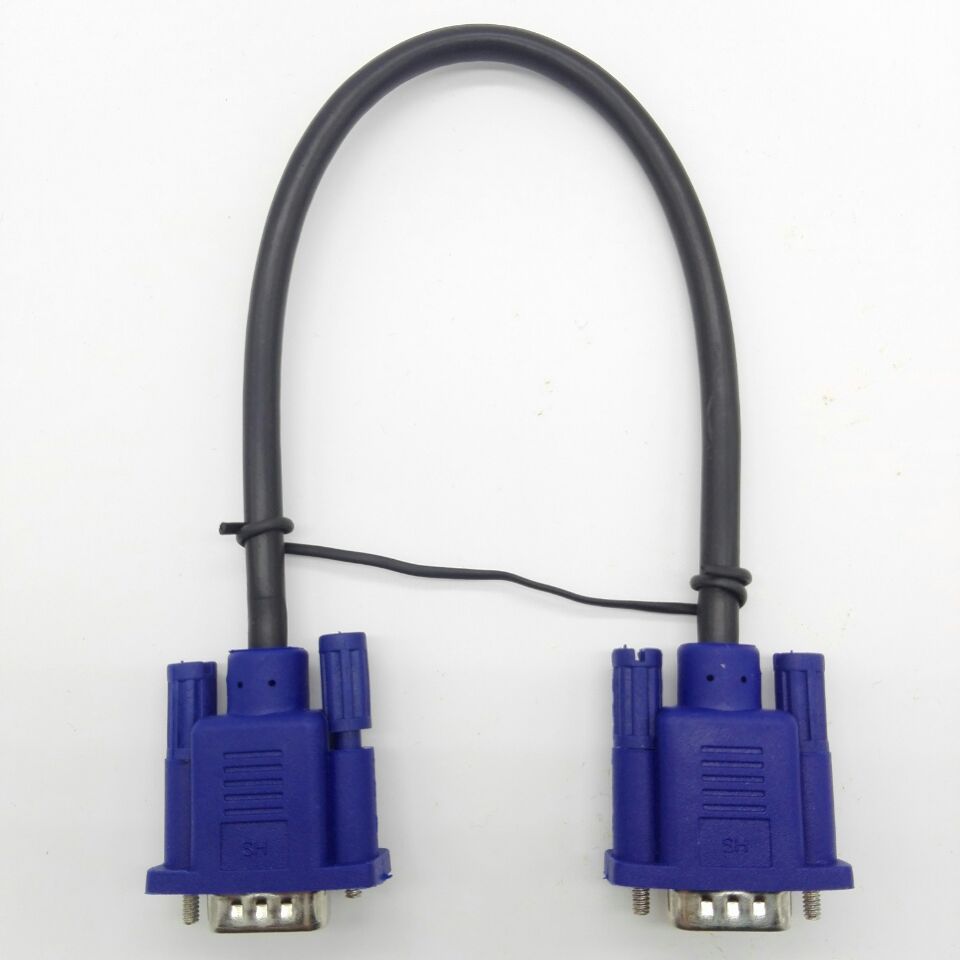 9012039→73907 現貨【no】廠價直銷 3+5 VGA線 細線藍頭 液晶專用顯示器視頻線 50釐米 A5 - buy360 ...