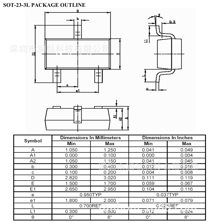 ST2305A SOT23-3L P沟道 3.5A -20V代替APM2301 FDN306P AO3415-阿里巴巴