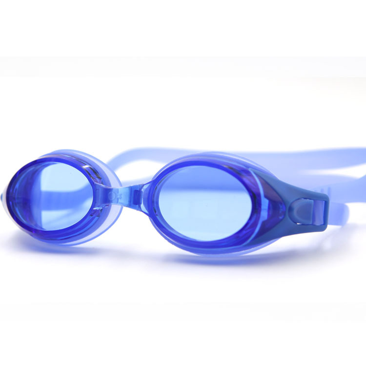 歌浪 泳镜成人 硅胶高清晰泳镜 厂家批发 湖蓝款 时尚可爱游泳镜 - 办公批发网