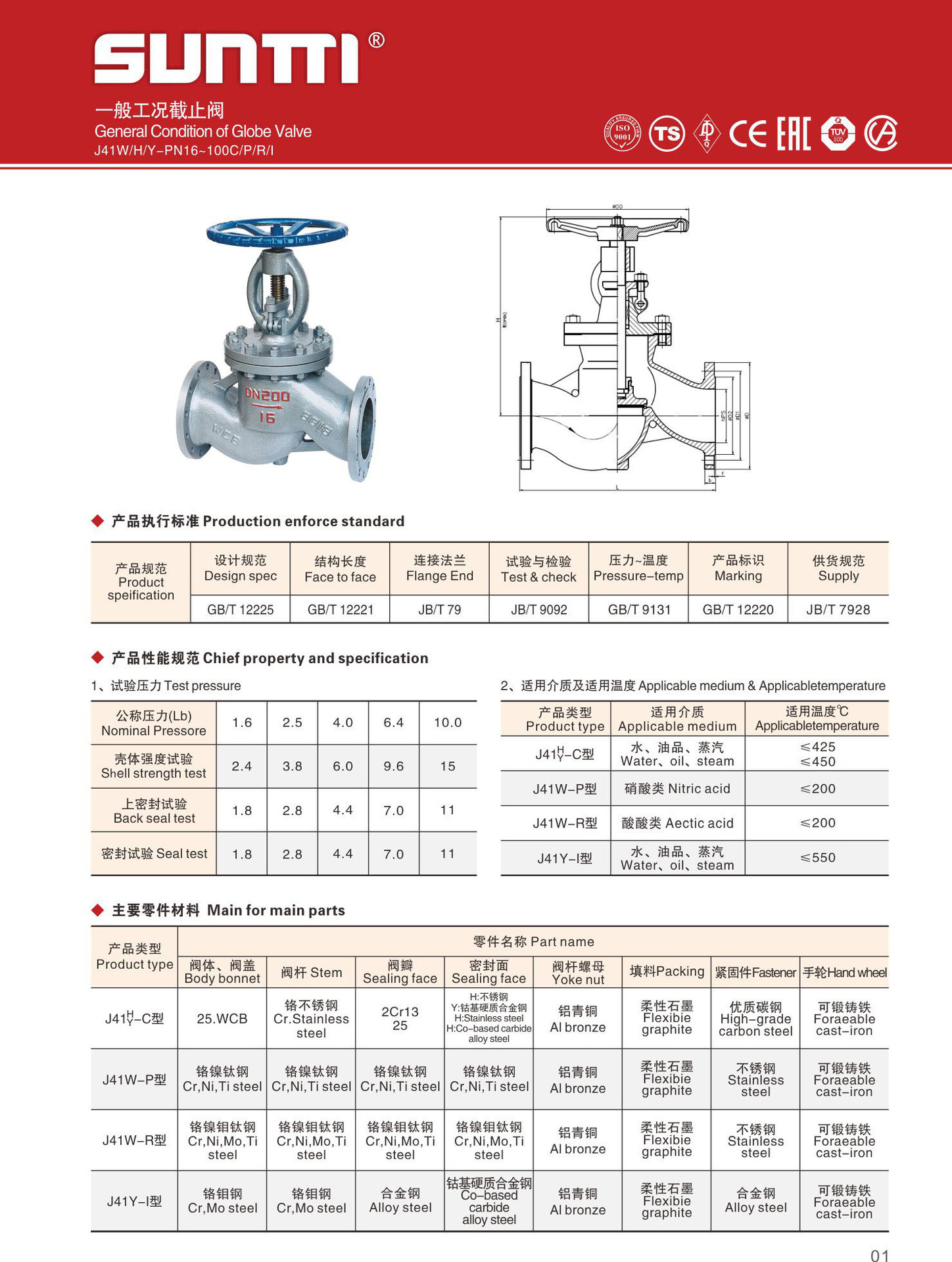 【国标铸钢截止阀】J41Y-100I 铬钼钢法兰截止阀-阿里巴巴