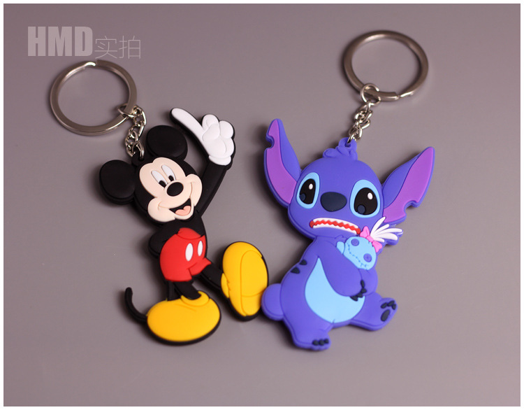 史迪仔士尼米奇老鼠唐老鸭钥匙扣包包挂件婚庆钥匙链礼品-阿里巴巴