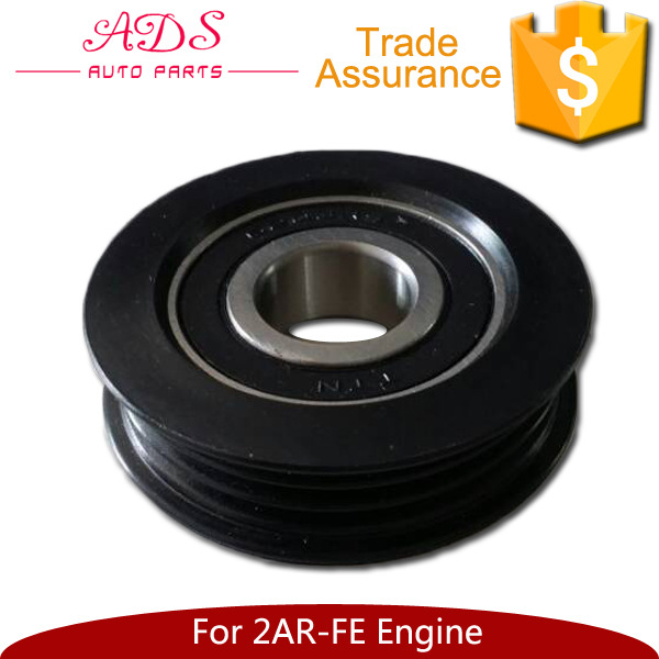 供应适用汉兰达发动机皮带涨紧轮 皮带过渡轮 16603-0V020-阿里巴巴