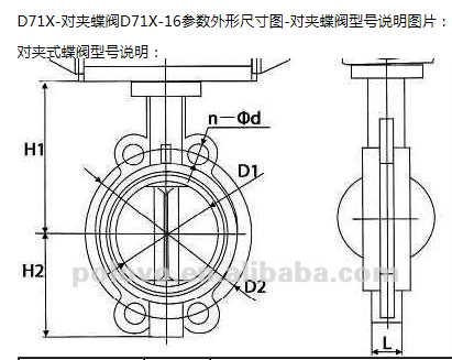 304不锈钢对夹式蝶阀/D371X-10P手动涡轮蝶阀DN100 DN150 DN200-阿里巴巴