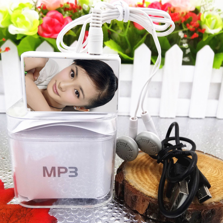 明星周边插卡MP3 火柴盒学生音乐播放器MP3 含配件 - 数码批发网