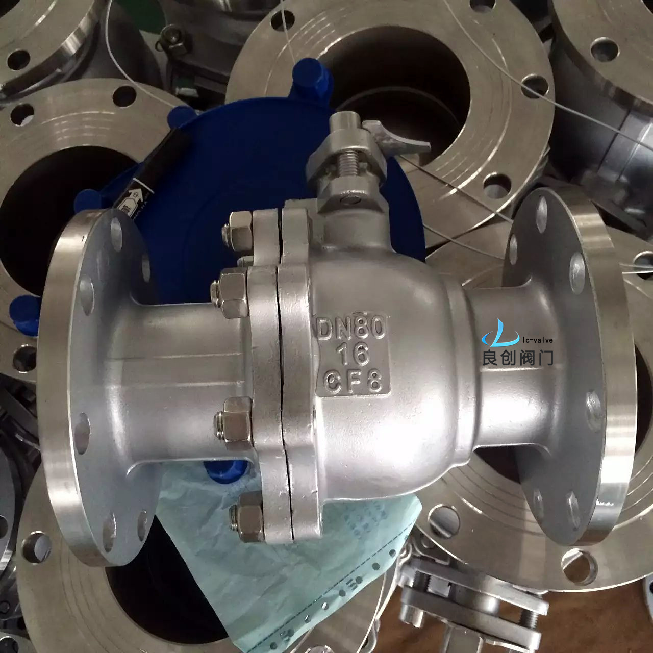 气动阀 Q641F-16P DN50气动法兰球阀 不锈钢304气动球阀-阿里巴巴