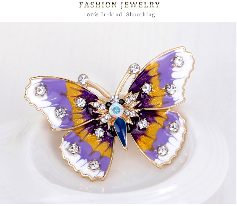 New drop butterfly brooch NHDR142880