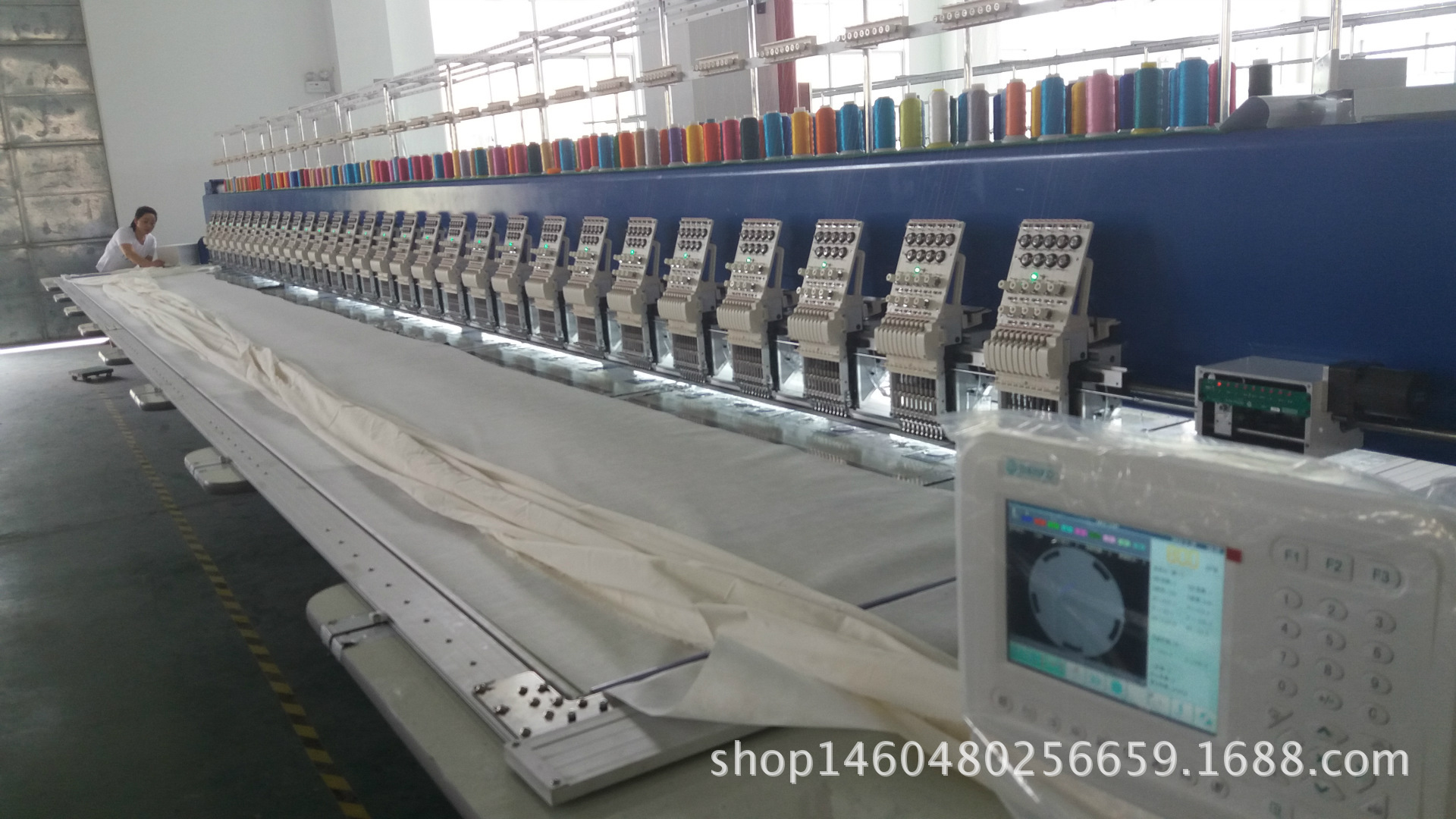 定做各种型号全自动绣花机 高速自动剪线绣花机 花边刺绣机 - 机械设备批发网