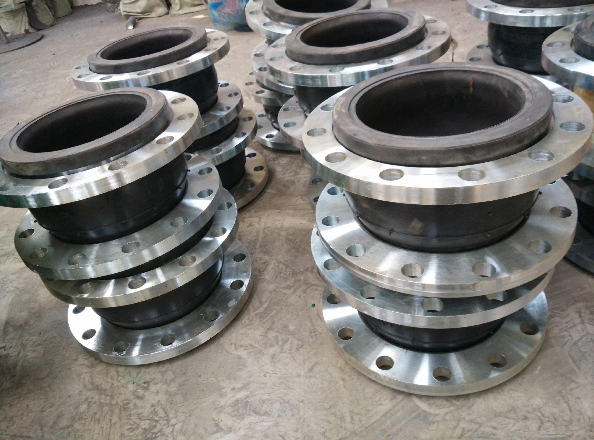 可挠曲橡胶软接头 法兰管道减震器 JGD41-25 DN80 工厂直销-阿里巴巴