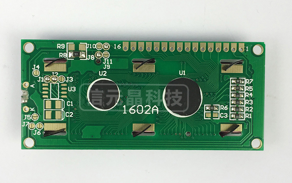 lcd1602 lcm1602液晶屏 lcd1602字符液晶 黄绿屏1602 5v-阿里巴巴