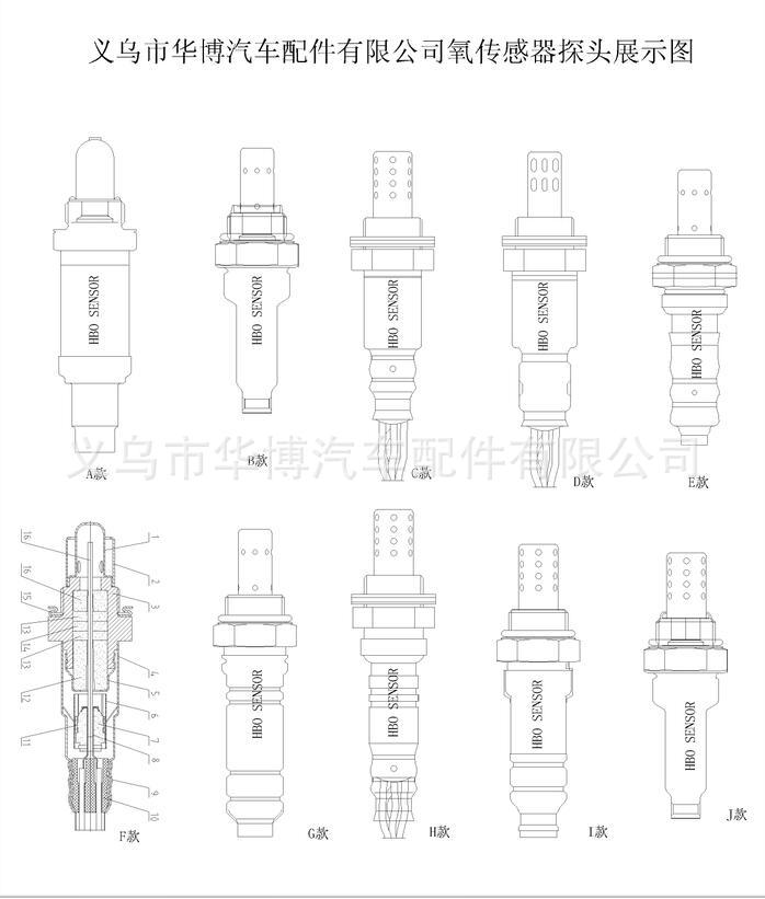 适用日产骐达颐达骊威轩逸1.6后氧传感器22690-ED000/226A0-CJ00A-阿里巴巴
