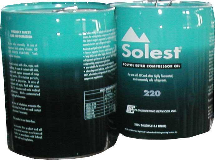 销售原装正品压缩机冷冻油SOLEST 220北极熊 - 油品批发网