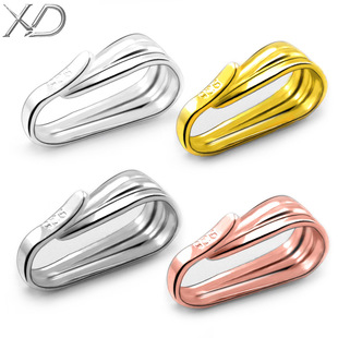 XD 925银活动瓜子扣 银吊坠扣子 DIY银搭扣 DIY瓜子头 厂家批发-阿里巴巴