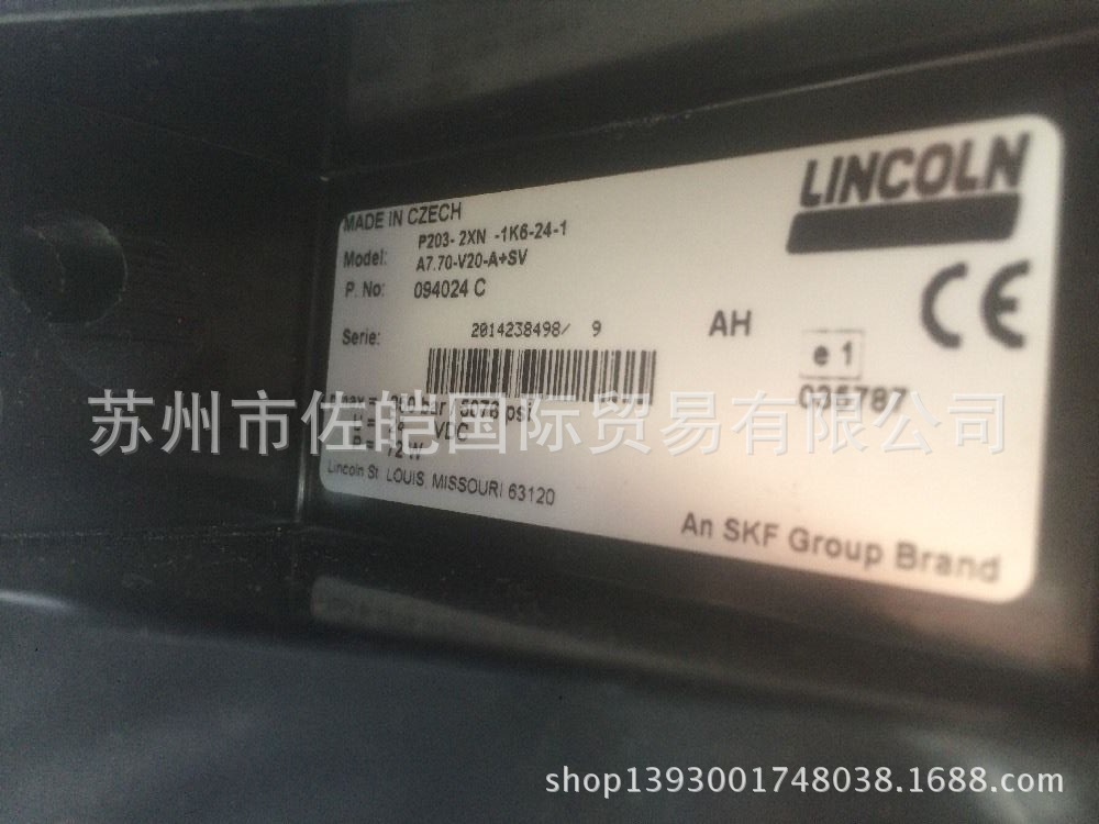 供应销售LINCOLN品牌P203-2XN-1K7-24-1A1.01-V10型号原装柱塞泵-阿里巴巴
