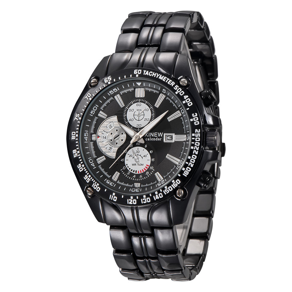 Mens Watches XINEW Brand Alloy Band Date Gifts Quartz Watch-阿里巴巴
