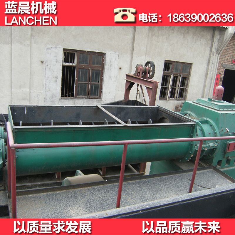 蓝晨煤矸石真空砖机 真空黏土砖机 真空练泥机 双级真空挤出机 - 机械设备批发网