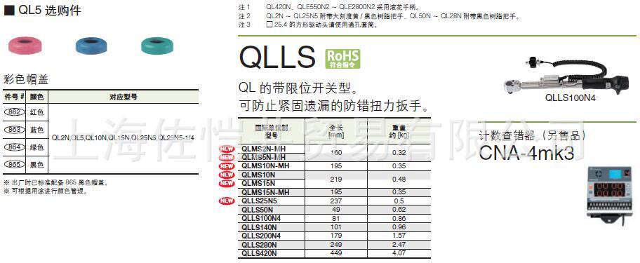 TOHNICHI扭力扳手 QL3N 东日扭力工具 QL5N-MH【替代之前QL3N4】-阿里巴巴
