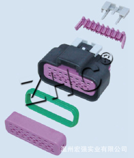 汽车连接器 塑料接插件 16孔防水插座护套 32160458 15326863-阿里巴巴