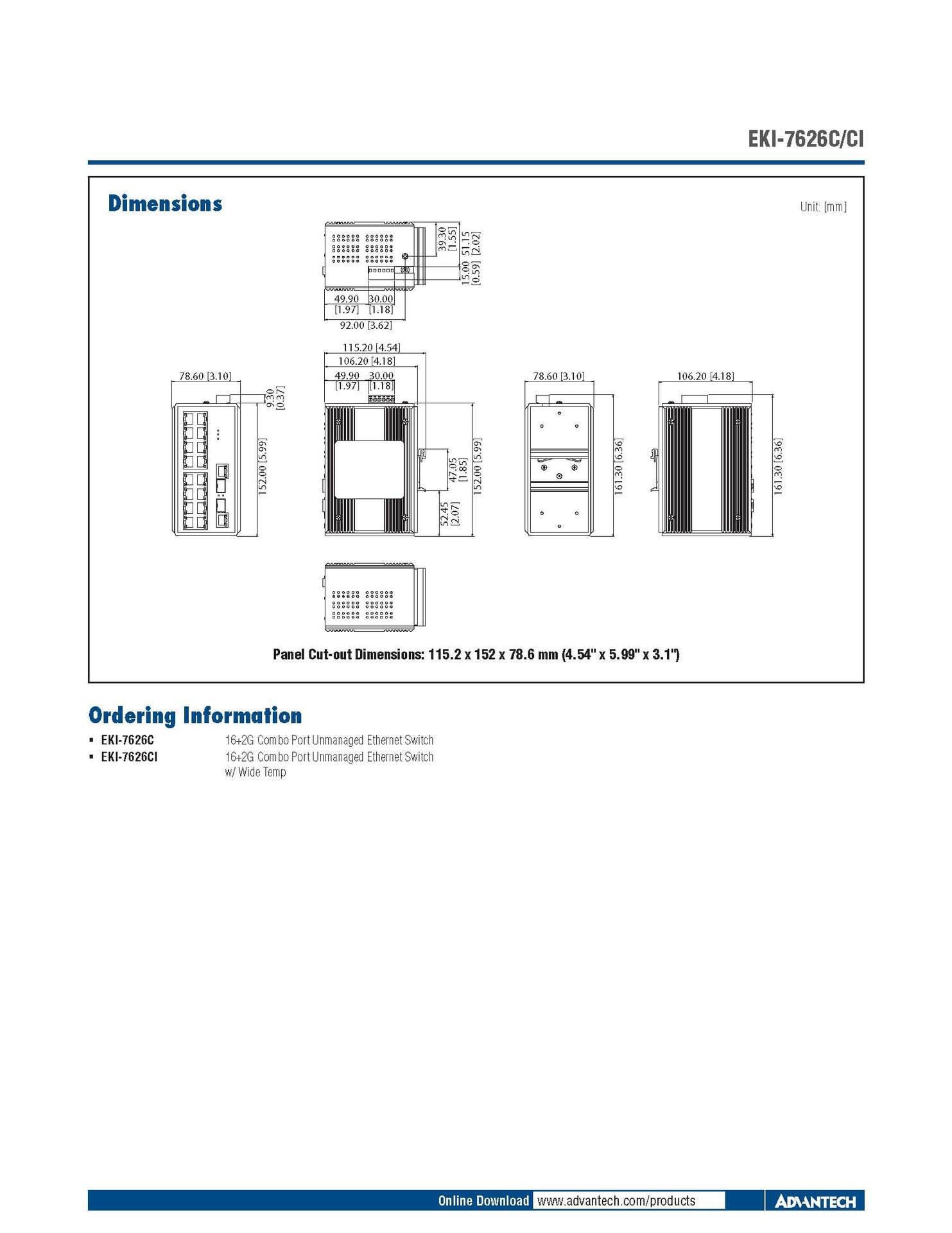 研华 EKI-7629C 10口 非网管型 工业以太网交换机 迈森工业交换机 雄霸工控[品牌 价格 图片 报价]-易卖工控网