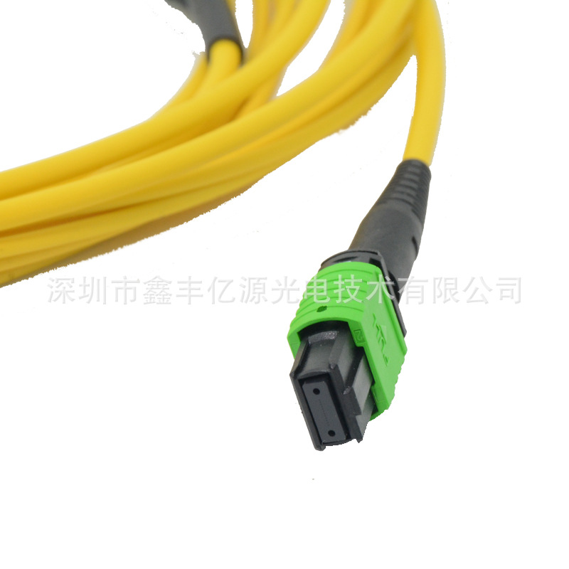 厂家直销 万兆单模MPO-LC 8芯/12芯/24芯MPO光纤跳线 40G模块用-阿里巴巴