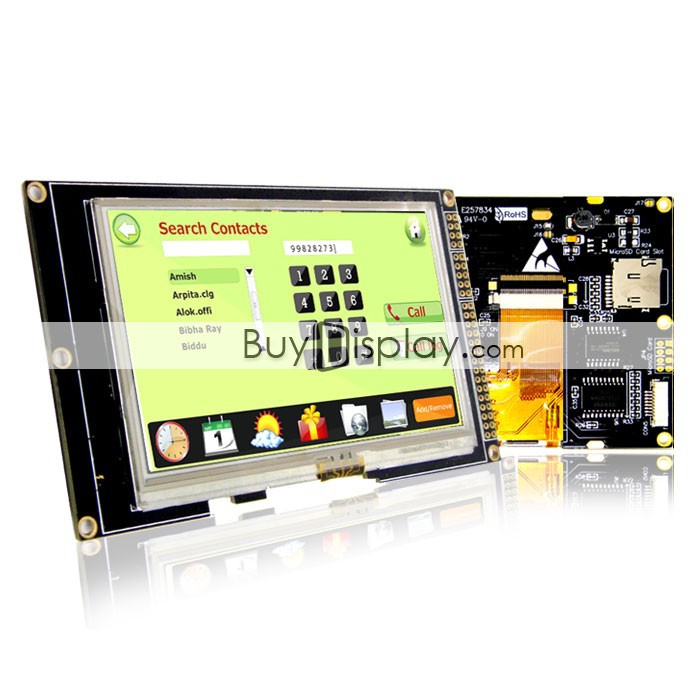 4.3寸电容式触摸屏含FT5206控制器分辨率480x272-阿里巴巴