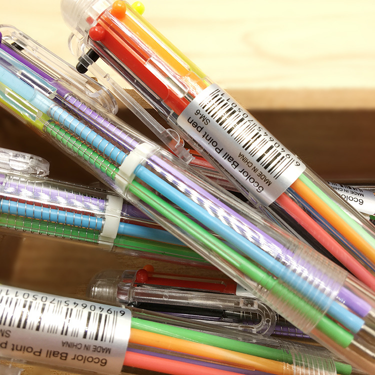 Supply T Day Korean Creative Cute Cartoon Multi-Color Ballpoint Pen ...