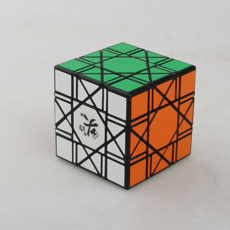 大雁 八卦魔方 黑色6 axis 8 rank Cube 黑底bagua魔方-阿里巴巴