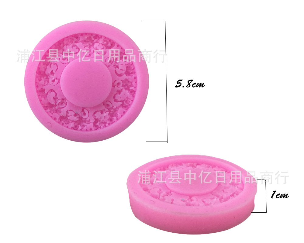 DIY欧式花纹液态硅胶模具 翻糖蛋糕模具 烘焙 E116-阿里巴巴