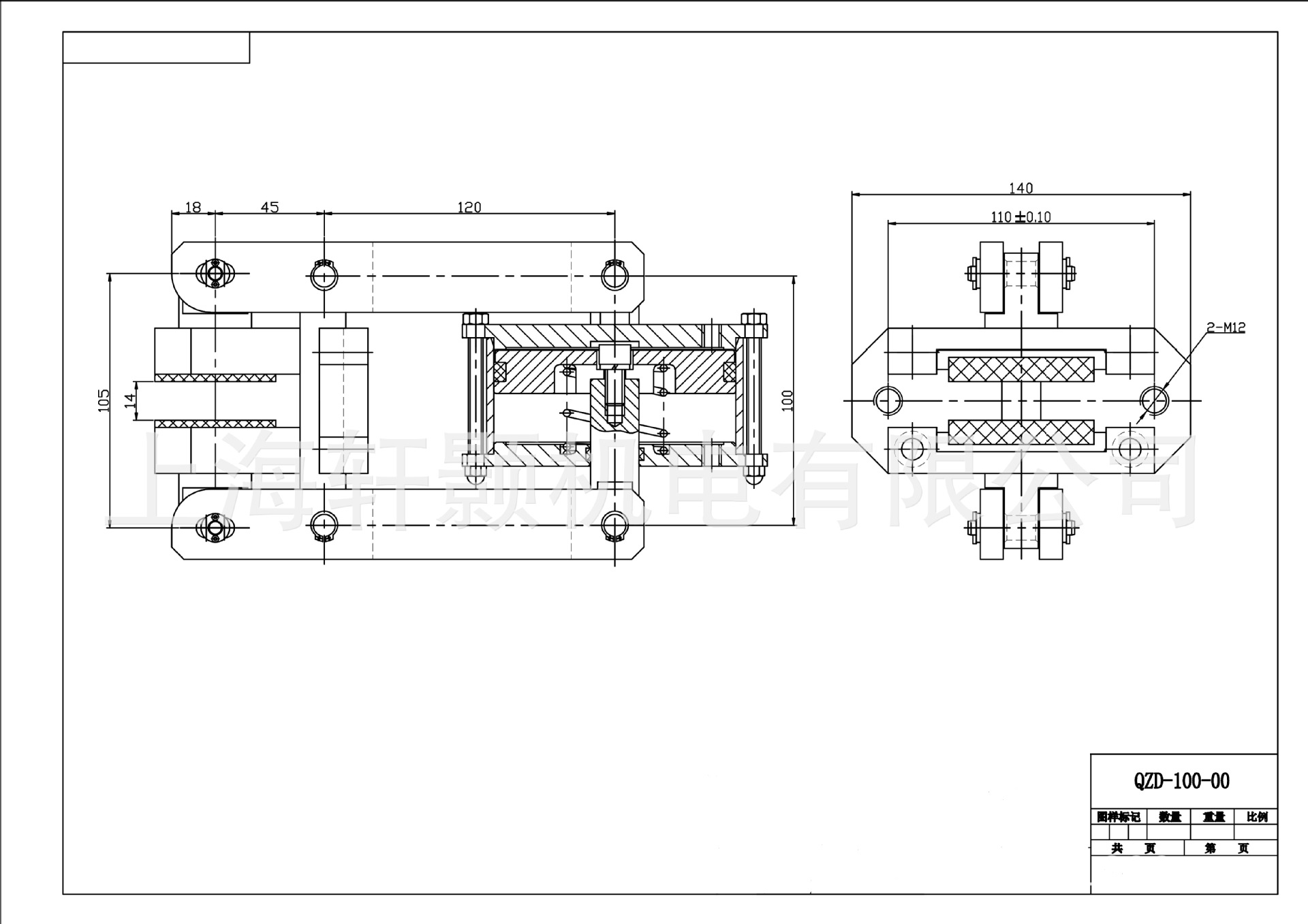 QZD-100/80 制动器 气缸夹紧-阿里巴巴