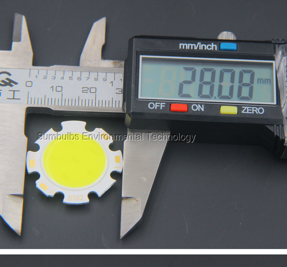 2820 3W COB集成面LED光源20mm圆形发光面 射灯 天花灯 灯杯光源-阿里巴巴