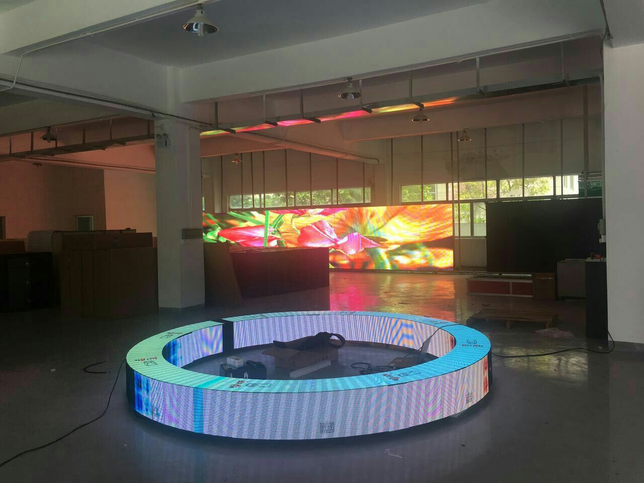 p5圆环LED,异型LED显示屏，酒吧圆环显示屏 - 电子批发网