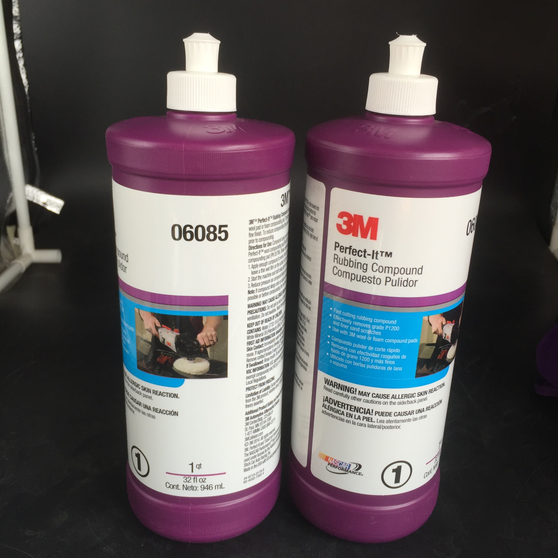 正品3M06085A粗蜡汽车抛光蜡研磨剂2合一高效划痕修复车蜡白色1KG-阿里巴巴