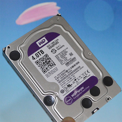 西数4TB 希捷4TB 海康威视录像监控专用硬盘紫盘4000G WD40PURX-阿里巴巴