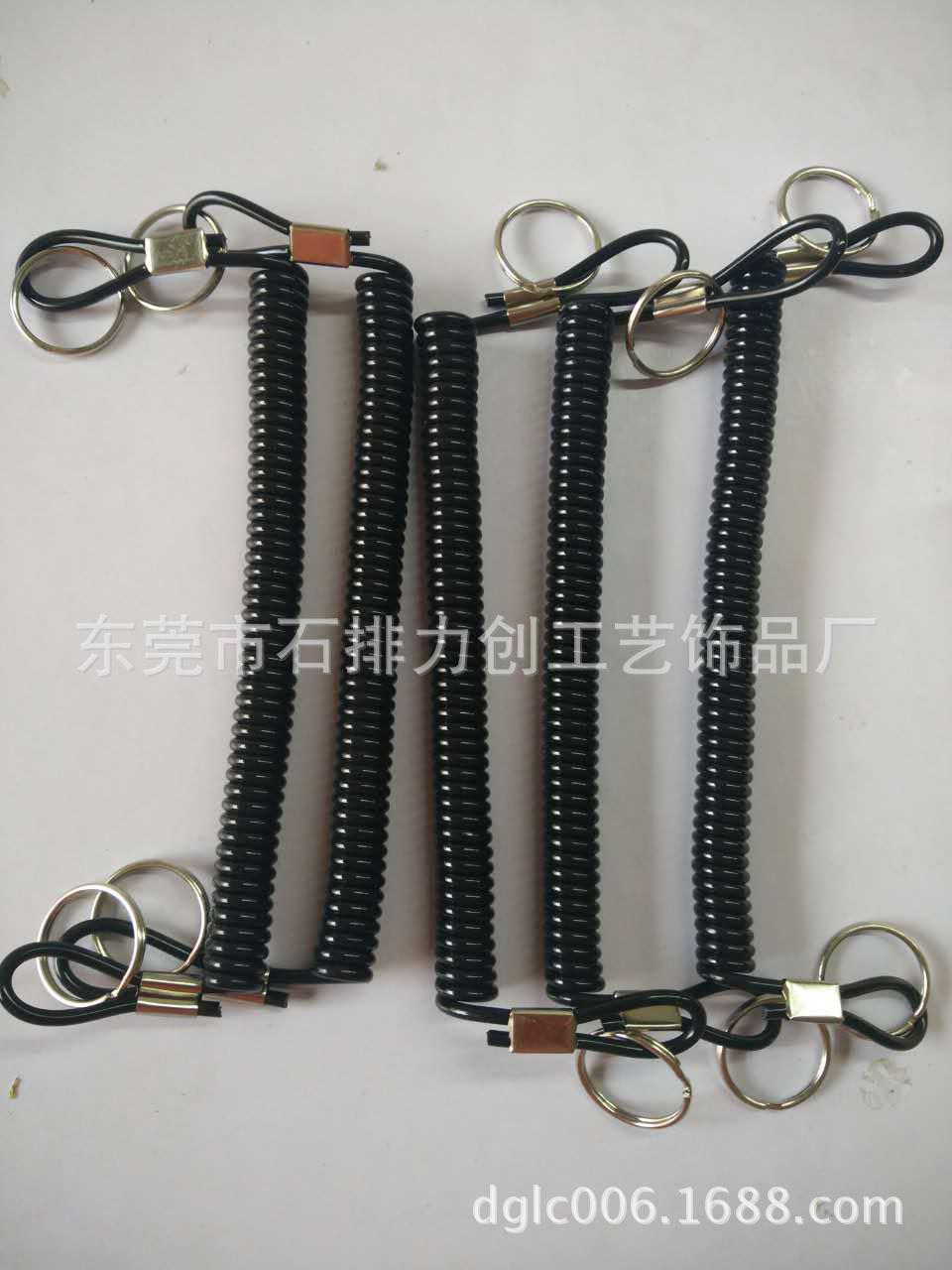 厂家批发塑料PU弹簧绳螺旋线弹簧线弹弓绳尾巴绳健身器材插销用品-阿里巴巴