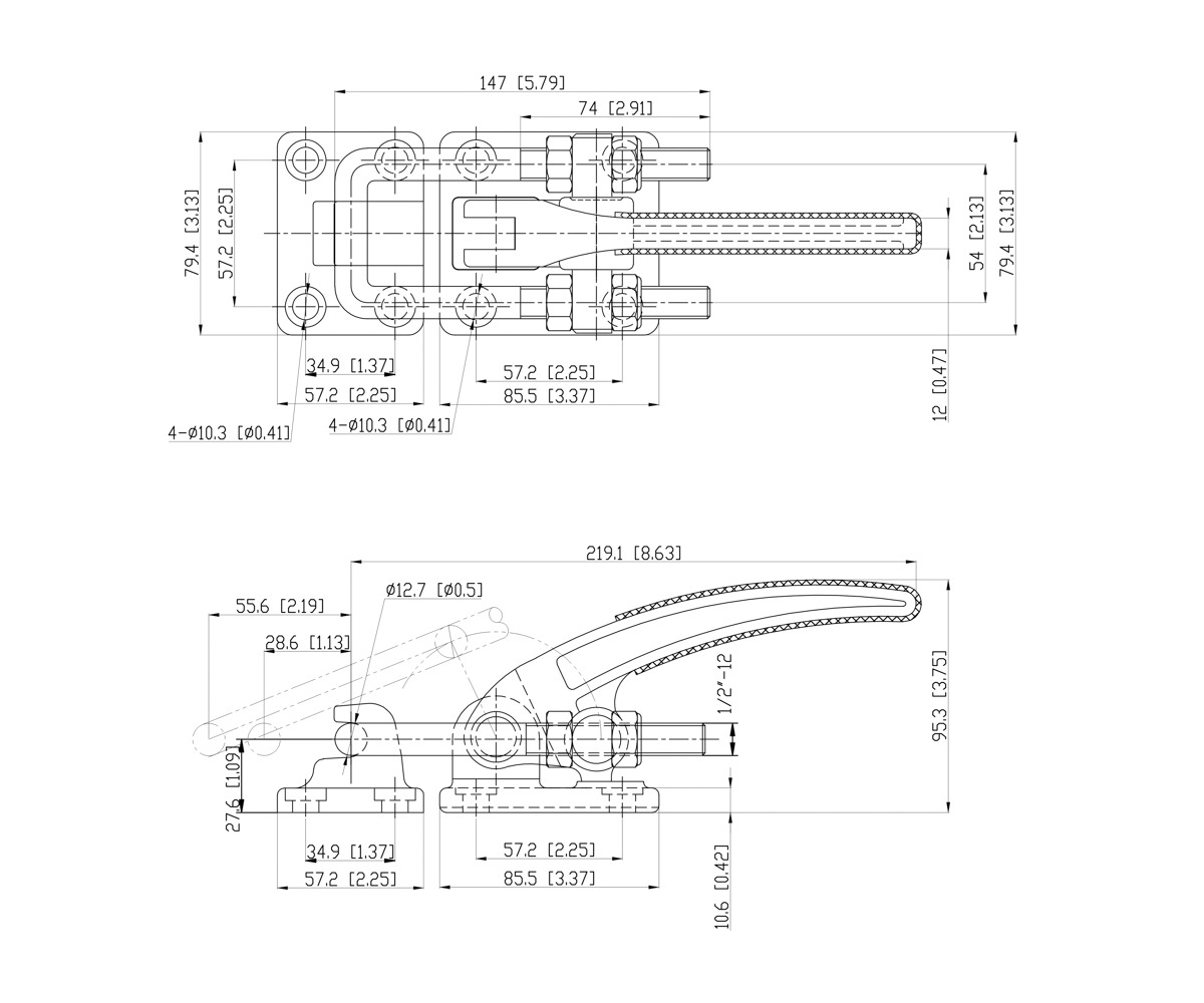 供应 CH-40380 AND CH-40370-LP 门闩式夹钳 快速夹钳 夹具-阿里巴巴
