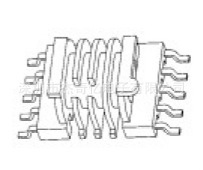 【厂家直销】价格优惠 变压器贴片骨架SMD EPC13 四槽5+5-阿里巴巴