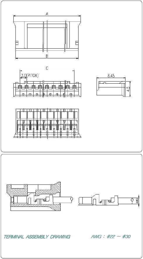 20022HS-14B2(BK) 然湖YEONHO塑体连接器 海量现货 正品供应-阿里巴巴