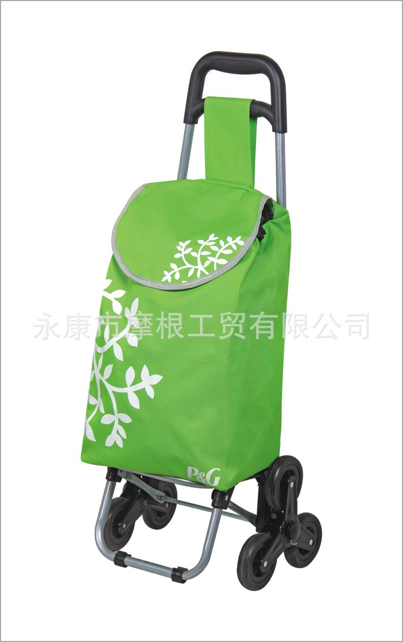 印Logo打广告带凳老年买菜小手拉推车便携拖车拉杆爬楼折叠购物车-阿里巴巴