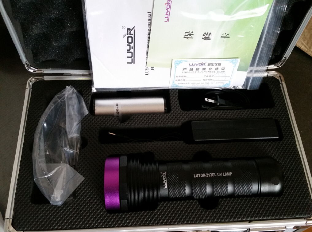 路阳LUYOR-2130L手电筒式大面积脱脂检查黑光灯-阿里巴巴