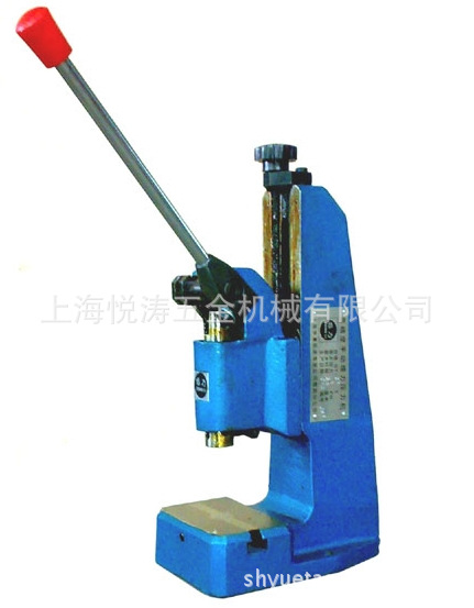 厂家直销上海申康J03-0.4A精密型手动压力机，手扳机 4KN压力机 - 机床批发网