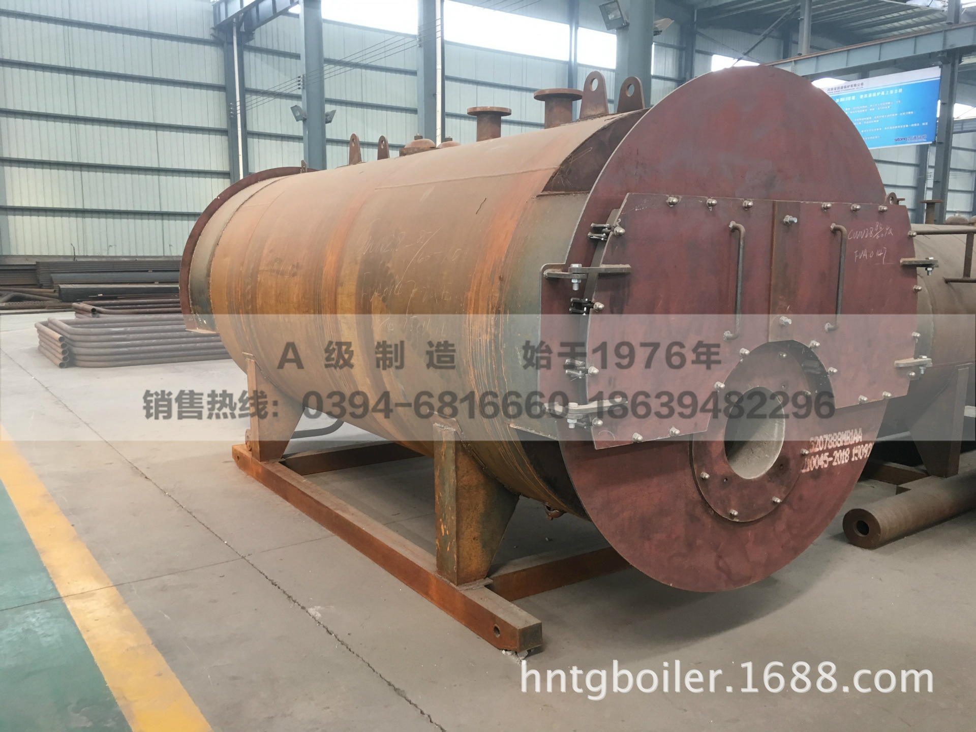 新型WNS1-1.0-Y(Q)系列燃气蒸汽锅炉 WNS1-1.0-Y(Q)锅炉价格-阿里巴巴