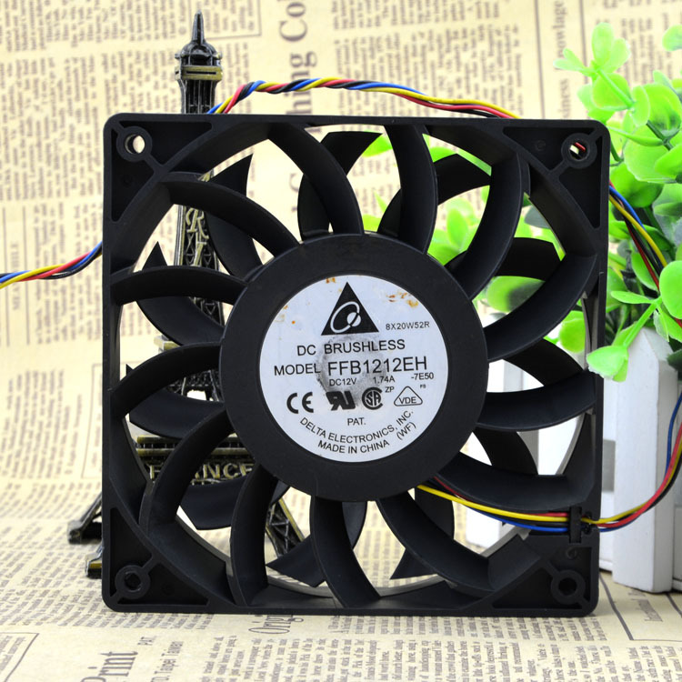 台湾 台达 FFB1212EH 12V 1.74A 12CM 12025 暴力双滚珠散热风扇-阿里巴巴