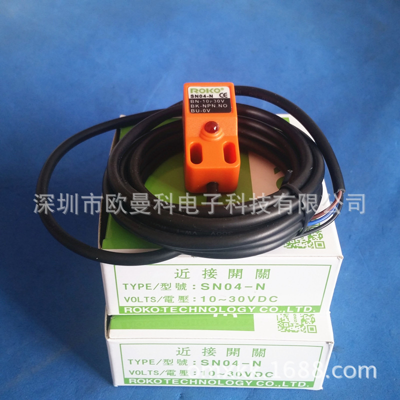 销售瑞科接近开关SN04-N SN04-P SN04-N2三线式常开常闭传感器-阿里巴巴