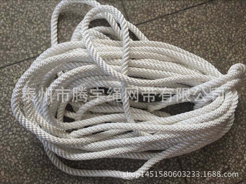 四股涤纶缆绳φ18-40 船用缆绳 锚绳18-40mm 尼龙游艇用绳 安全绳-阿里巴巴